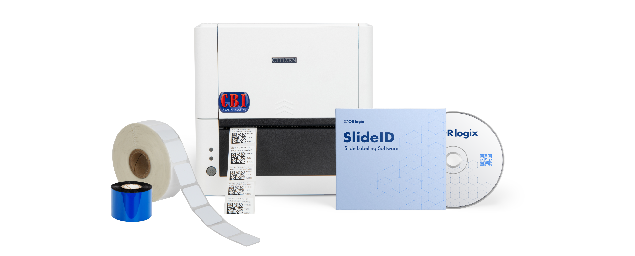 SlideID Microscope Slide Printing Solution - Printer + Software + Labels